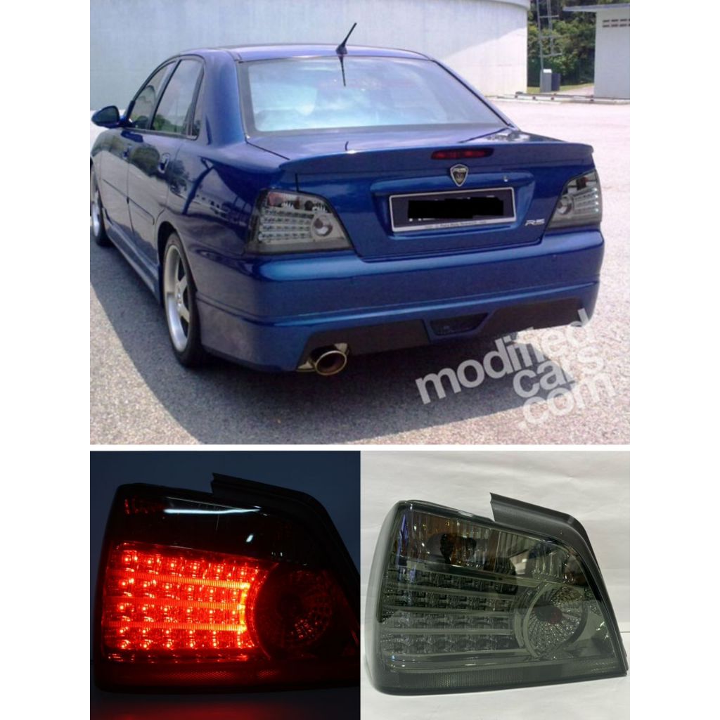 Proton Waja M5 Style Led Tail Lamp Smoke Color Only L Side | Shopee ...