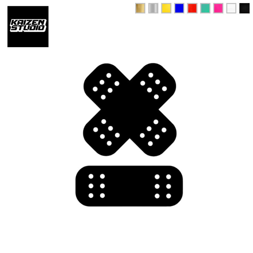 KAIZEN STUDIO Bandage 1 Set Scratch Cover Vinyl Decal Cutting Sticker ...