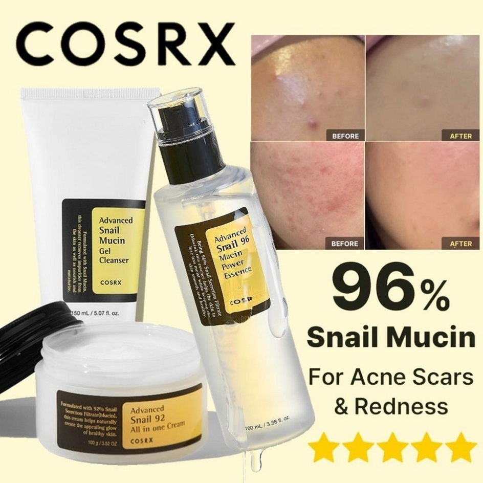 COSRX Advanced Snail 96 Mucin Power Essence 100ml Advanced Snail 92 All ...