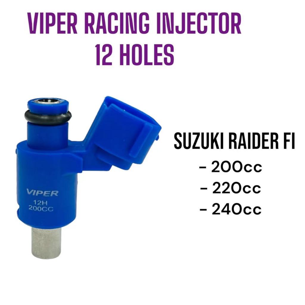 VIPER RACING INJECTOR 12H SUZUKI RAIDER Fi 150 ( BELANG Fi ) 200CC ...