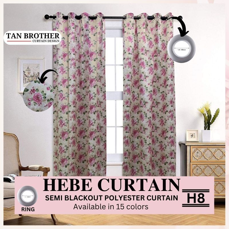 H8 -New Arrival Langsir Bercorak untuk Rumah / Siap Jahit Langsir ...