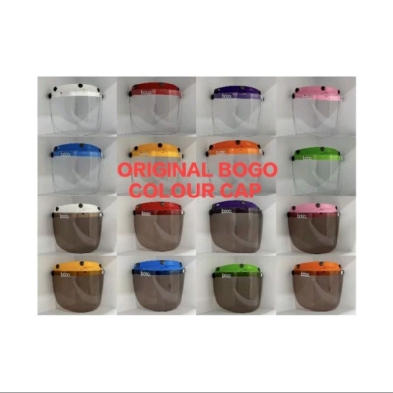 BOGO VISOR WITH CAP COLOUR FOR MS88 HELMET/MHR STENG HELMET /SGV 99 ...
