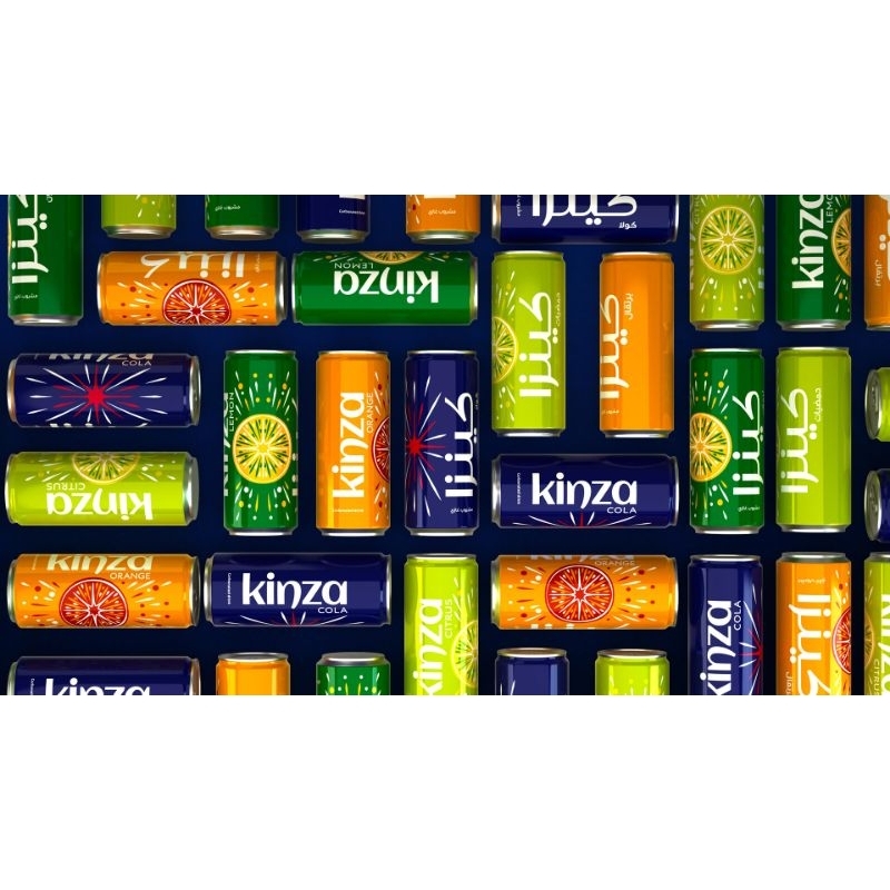 Pro- Palestinian drinks= kinza soft drinks, mixed flavours of kinza ...