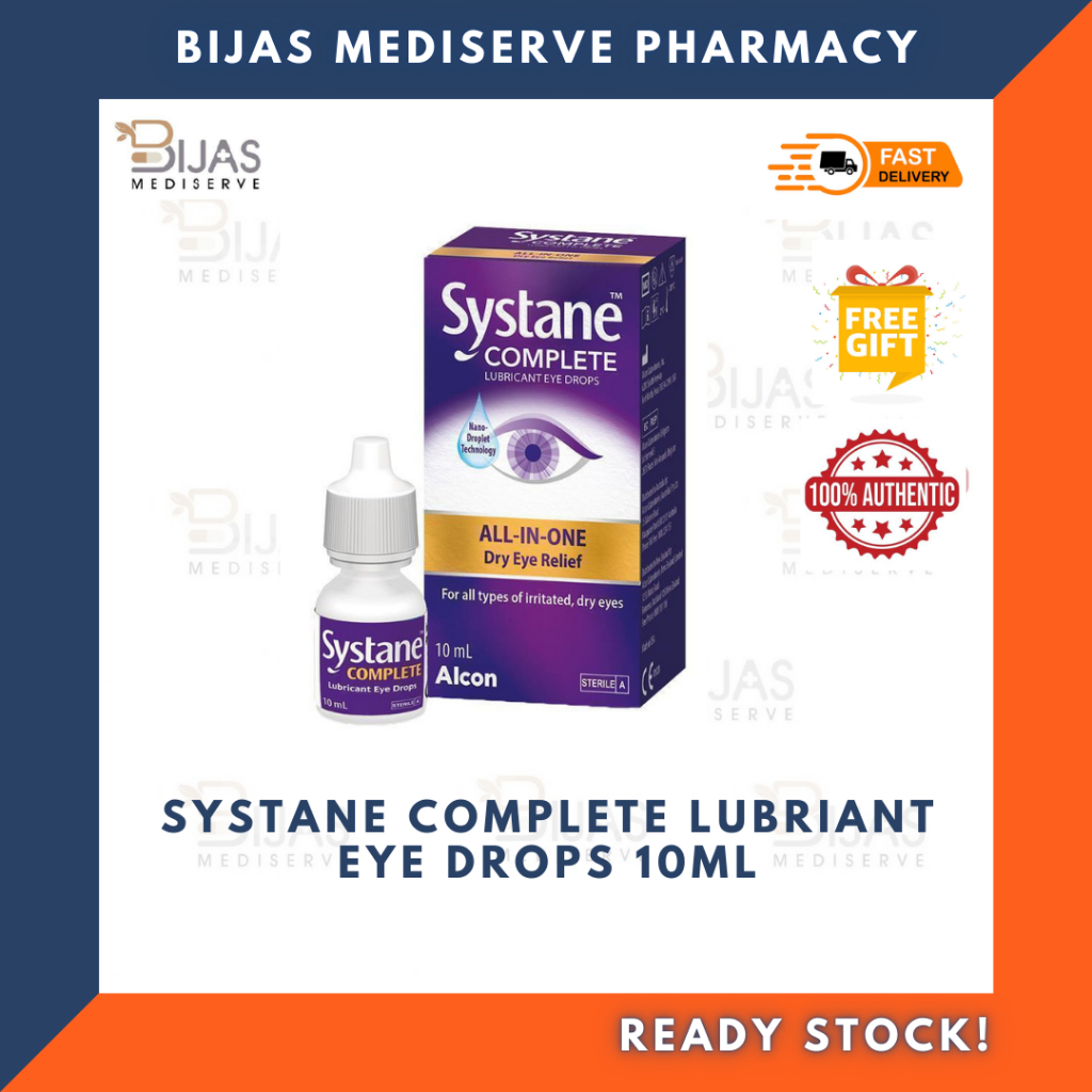 SYSTANE COMPLETE LUBRICANT EYE DROPS 10ML | Shopee Malaysia