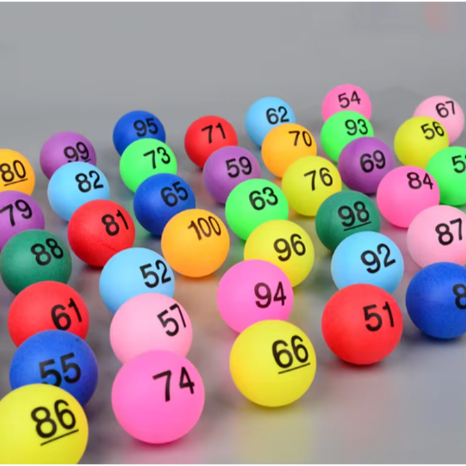 01-100 Number Assorted Colorful Color Lucky Draw Dip Game Gaming ...