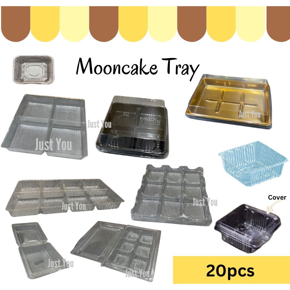 Mooncake Tray 月饼托 [20pcs] 1 cavity /4 cavity/ 6 cavity / 8 cavity/ 9 ...