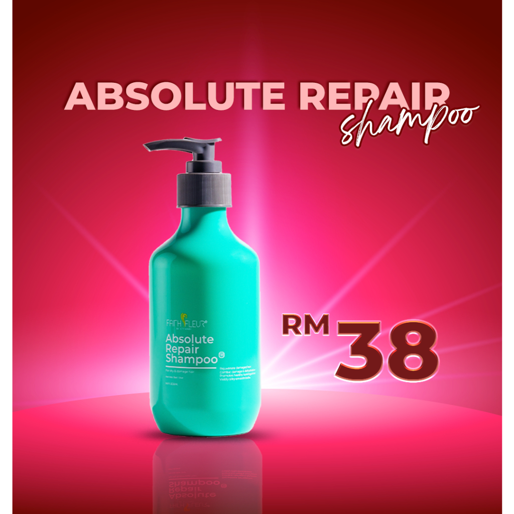 FAITH FLEUR REPAIRING HAIR SET - SHAMPOO & CONDITIONER | Shopee Malaysia