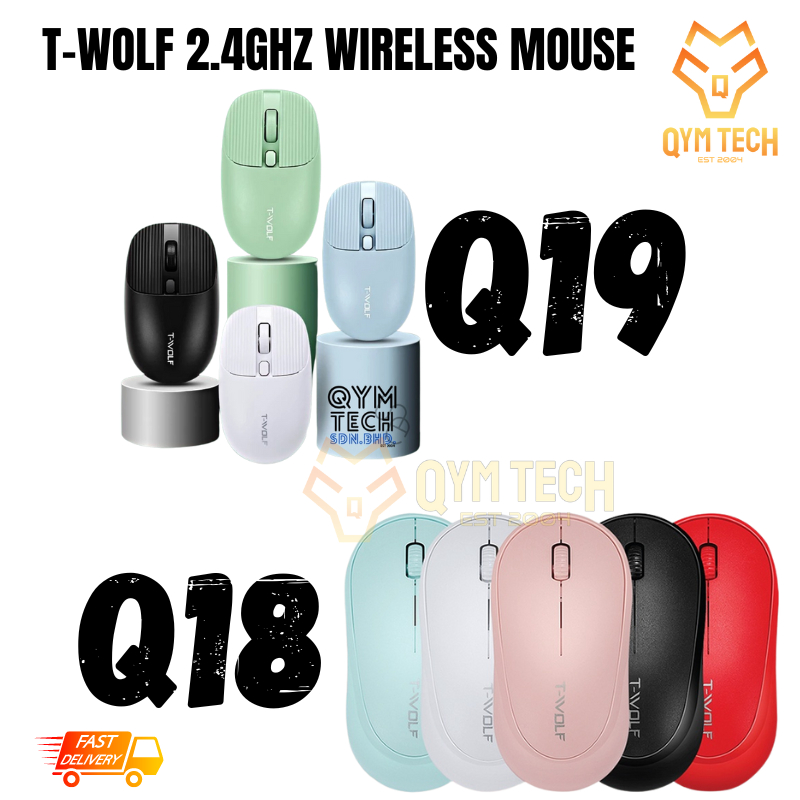 T-Wolf Wireless Mouse Modern Design | Shopee Malaysia