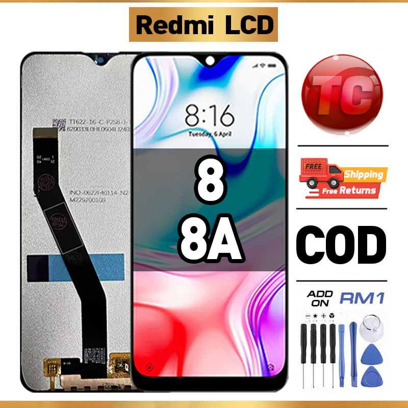 LCD Redmi 8/ 8A Compatible For Original Glass Touch Screen Digitizer ...