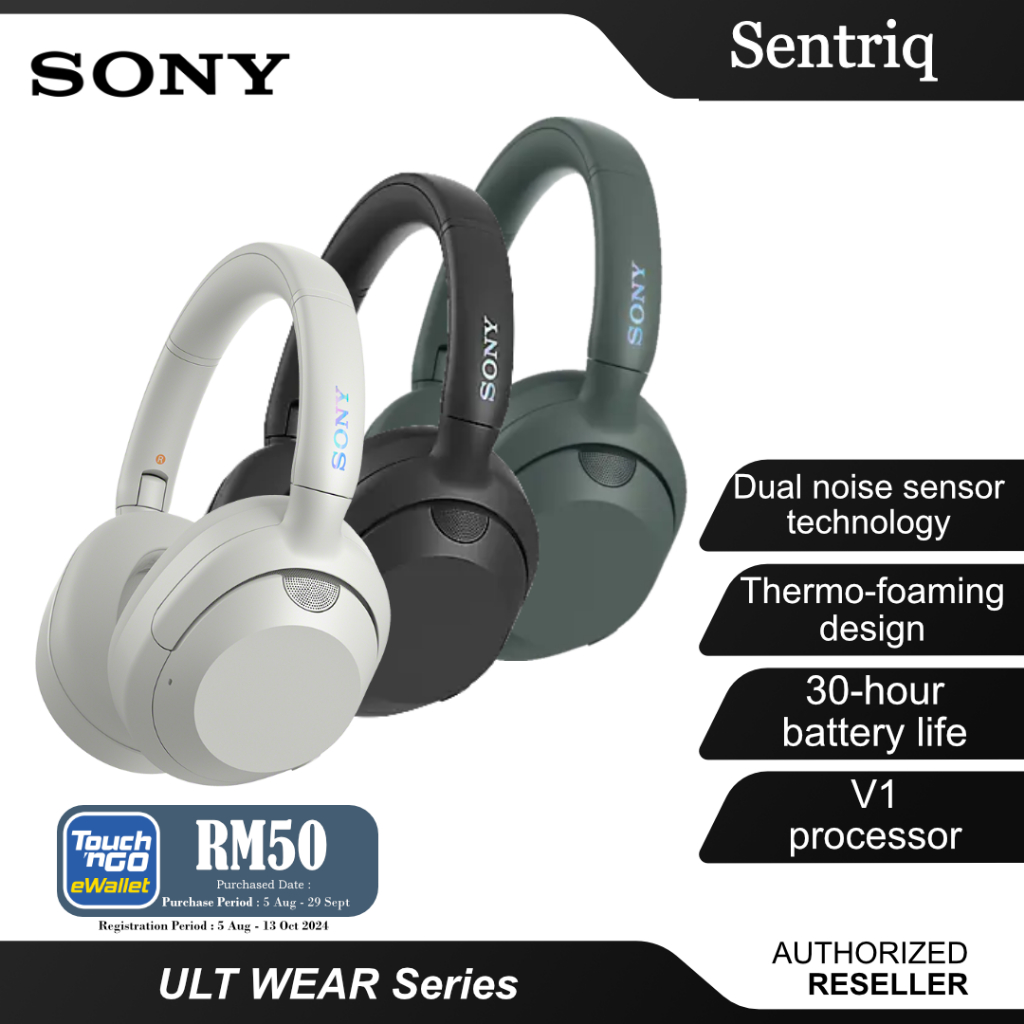 Sony WH-ULT900N ULT WEAR Wireless Canceling Headphones (Original) 1 Year Warranty By Sony ...