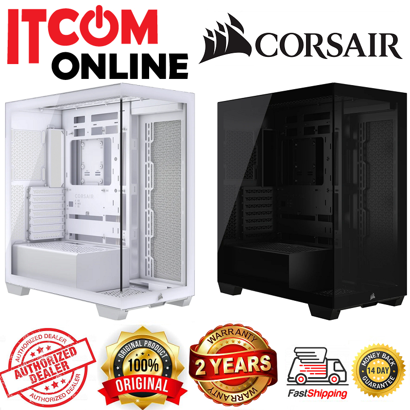 CORSAIR 3500X TG ATX CASING (CC-9011276-WW/CC-9011277-WW) BLK/WHT ...