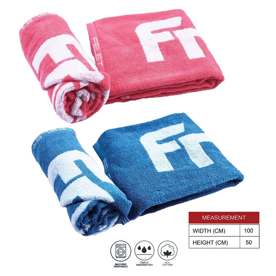 Felet Sport Towel - Premium Cotton (Size : 100cm x 50cm) | Shopee Malaysia
