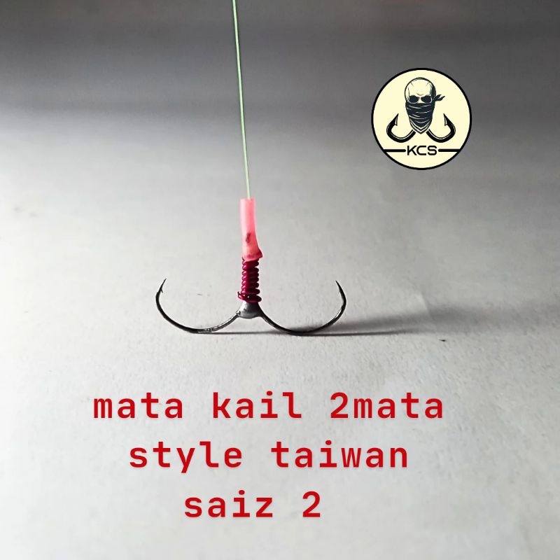 mata kail 2 mata style taiwan (mata kail udang galah ) | Shopee Malaysia