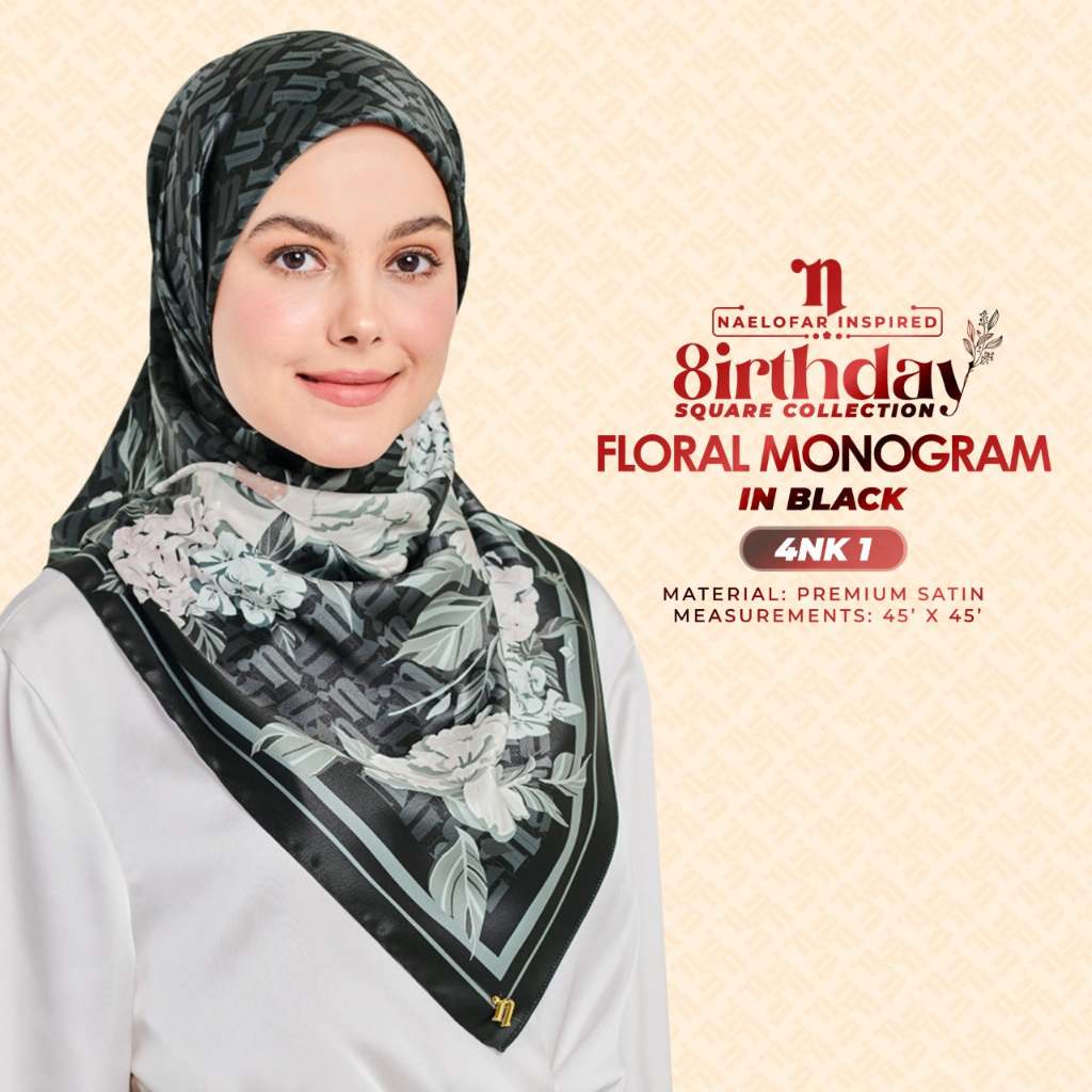 🌟Ready Stock🌟Premium Quality Tudung Naelofar Inspired Square Bawal ...
