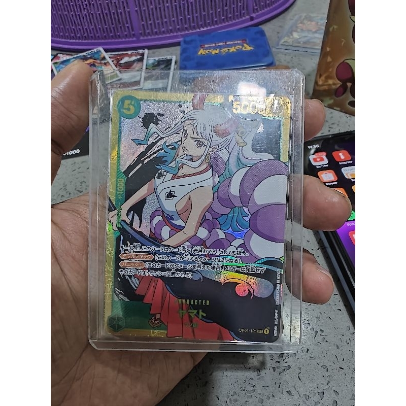 One Piece OPTCG OP01-121 SEC Yamato | Shopee Malaysia