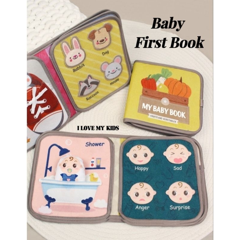 Baby First Book Cloth Book Enlightenment Busy Book Recognize Animal ...