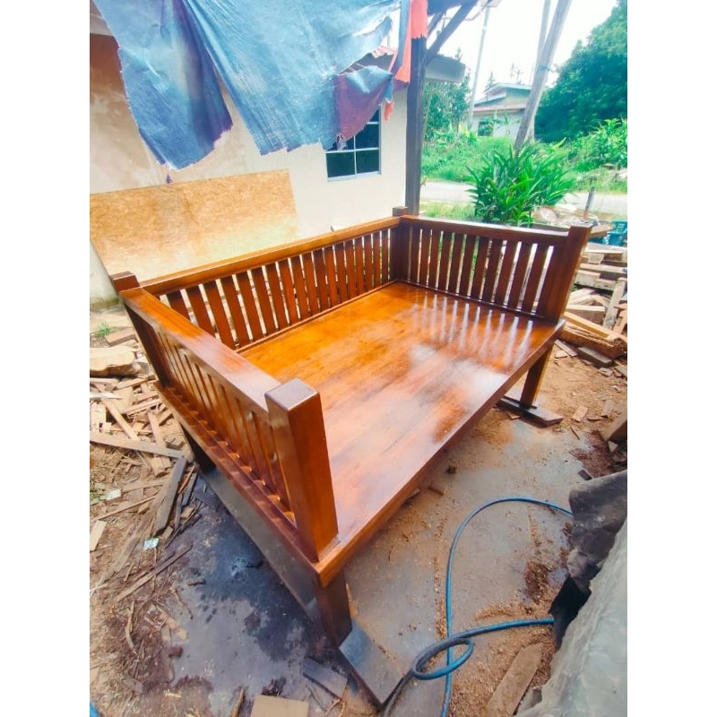 Pangkin Kayu Solid 6x4 | Shopee Malaysia
