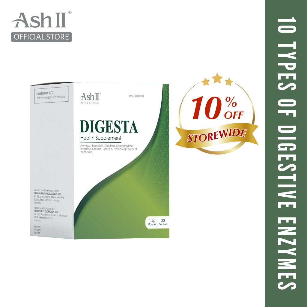 [Payday] Ash II Digesta with Natural Digestive Enzyme (1.4g x 20 ...