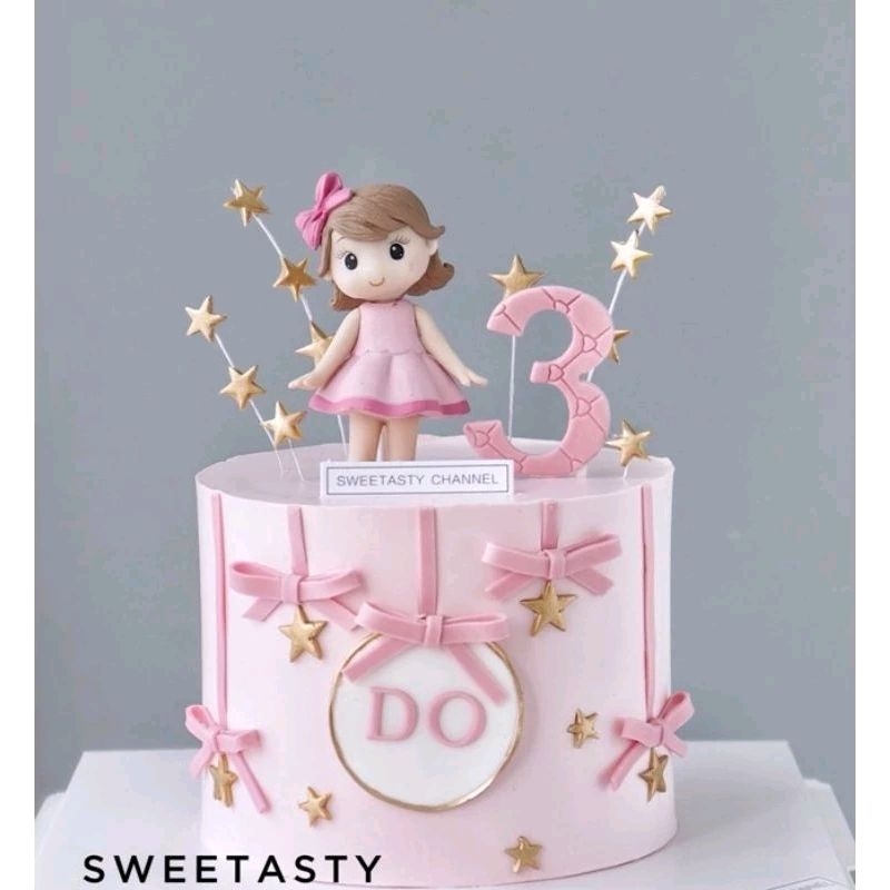 READY STOCK - Girl Cake Topper Decorations | Shopee Malaysia