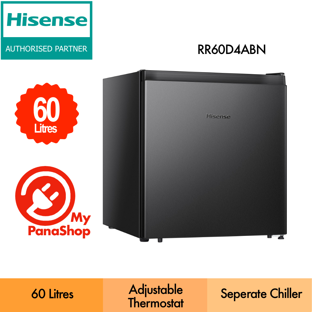 Hisense Mini Bar Fridge Refrigerator (60L) RR60D4ABN | Shopee Malaysia