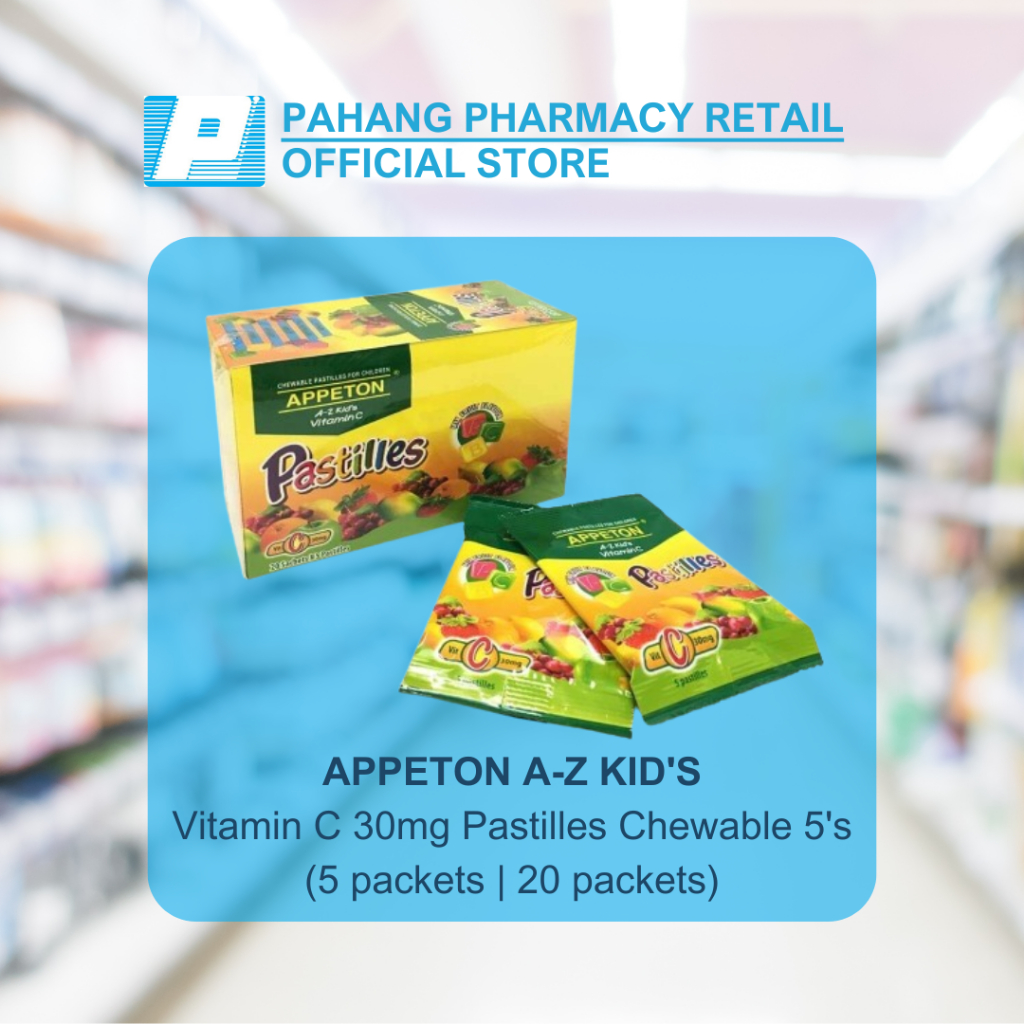 APPETON A-Z KID'S Vitamin C Pastilles Chewable Vitamin C for Children ...