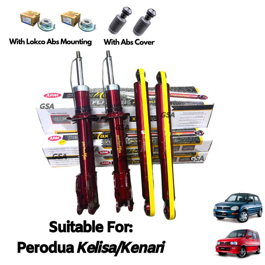 APM Performax Perodua Kelisa & Kenari Front/Rear Heavy Duty Sport ...