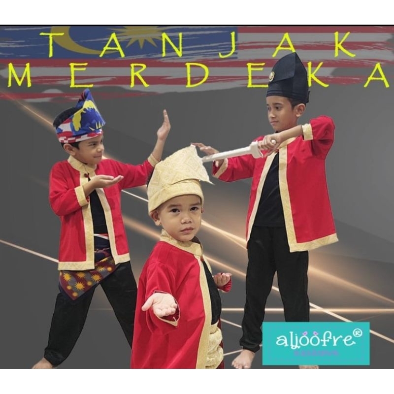 Tanjak Merdeka Kanak2 dan Dewasa Boleh Laras Tanjak Hitam Tengkolok ...