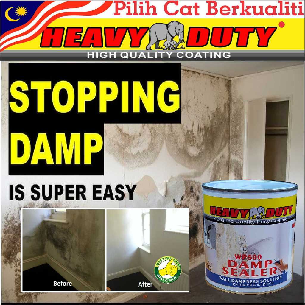 1L HEAVY DUTY ( Damp Sealer ) Wall and Floor Protection Repair Moisture ...