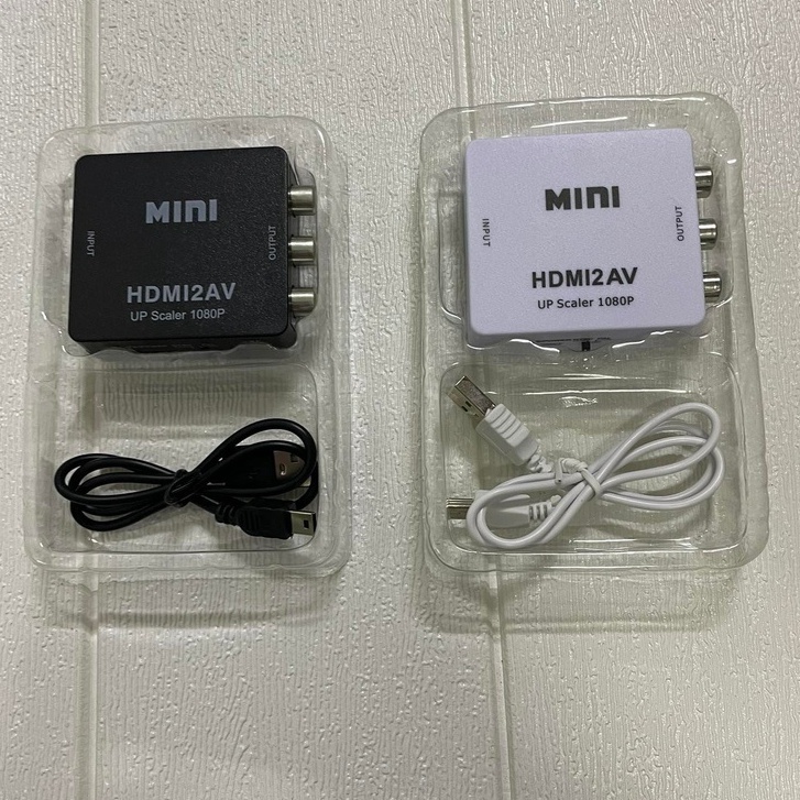 HDMI to RCA (AV) CONVERTER BOX MINI HDMI2AV 1080p HDMI TO AV RCA ...