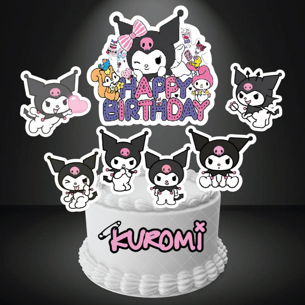Kuromi Cake Kek Topper Birthday Decoration N1 | Shopee Malaysia