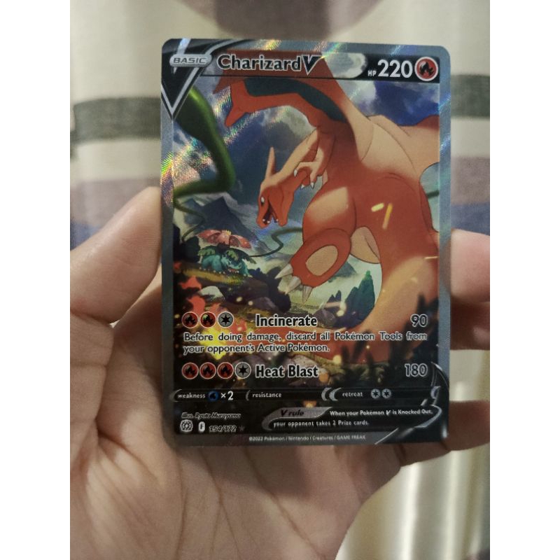 Pokemon TCG Charizard V Alternate Art Brilliant Stars | Shopee Malaysia