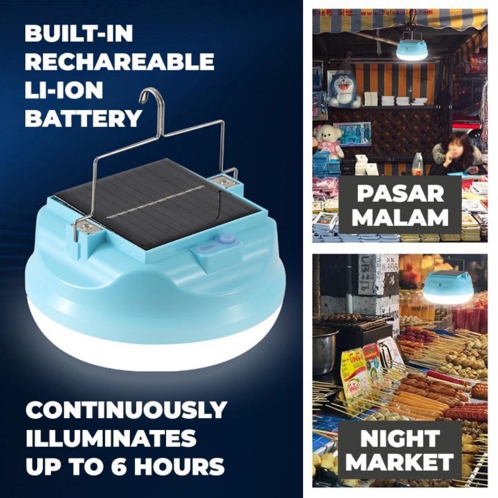 1000w 800w 2IN1 USB Solar Charge LED Ball Lamp Emergency Camping Light ...