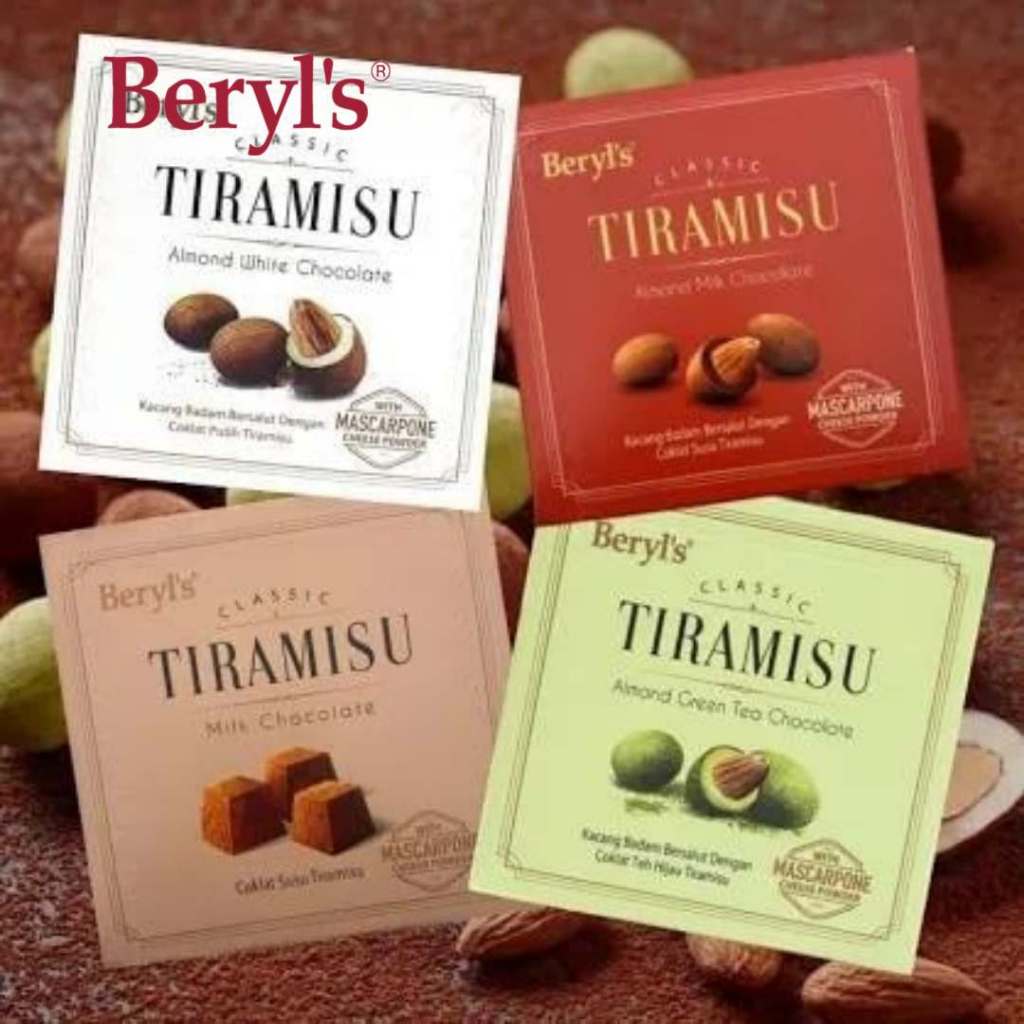 Chocolate Beryl's Coklat Green Tea Almond Beryls Tiramisu White ...