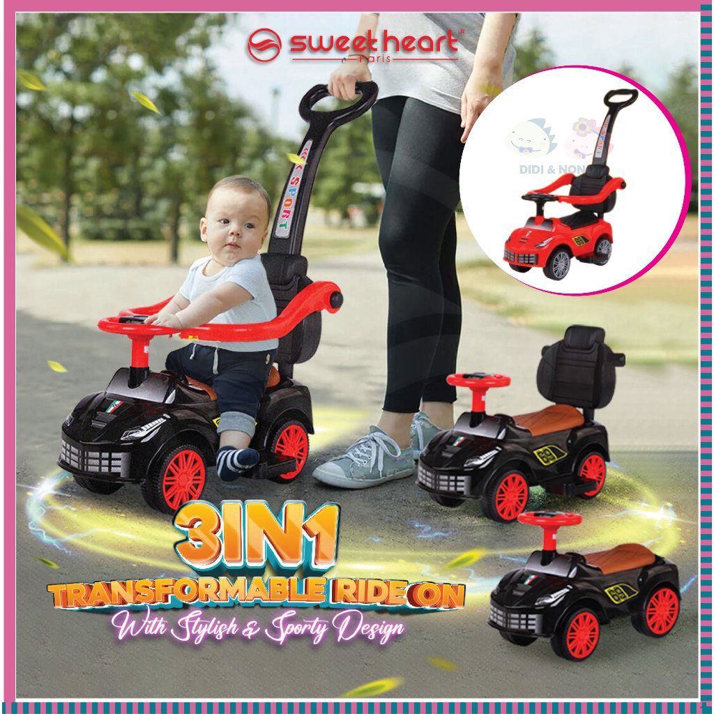 TOLOCAR 3In1 Transform Musical And Light Ride On Tolocar With ...