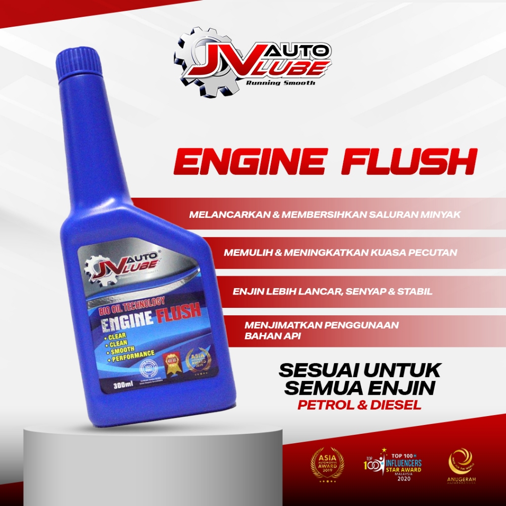 JV AUTO LUBE ENGINE FLUSH - Melancar & Membersih Saluran Minyak ...
