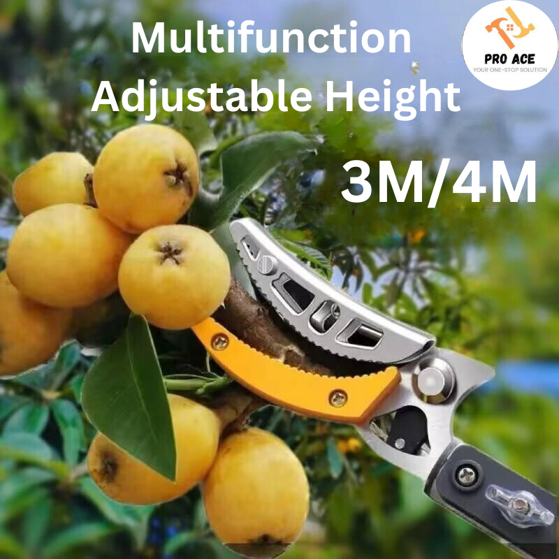 [ 🔥 Ready Stock 🔥] 3M Fruit Picker Branch Cutter Telescopic Pruning Saw ...