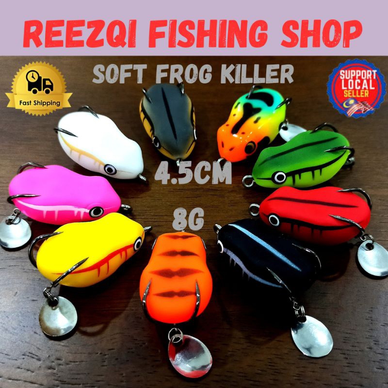 MALAYSIA SOFT FROG KILLER SNAKEHEAD LURE UMPAN KATAK TOP WATER FISHING ...