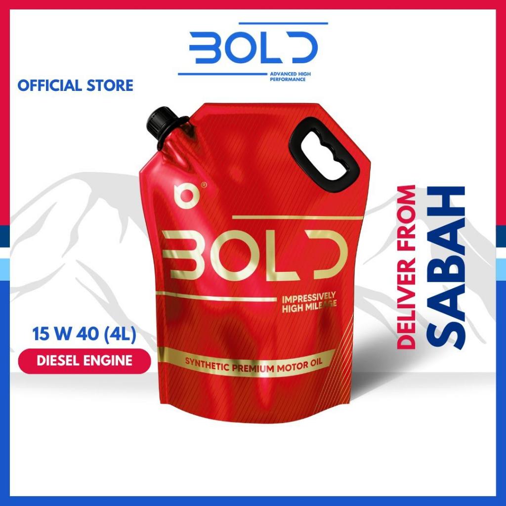 Bold 15W40 4L Diesel Semi Synthetic Engine Oil CJ-4 Car Lubricant ...