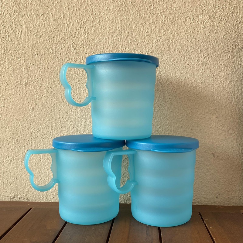 Tupperware Blossom Mugs & Seals(1pc/4pcs) | Shopee Malaysia
