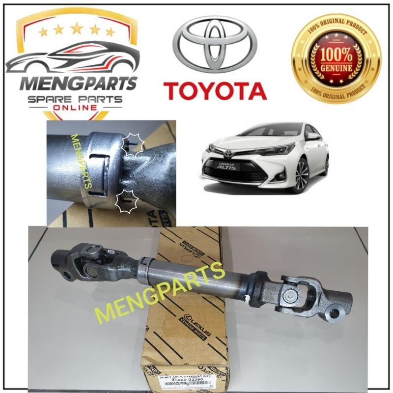 ORIGINAL TOYOTA ALTIS ZRE211 2019Y-2024Y STEERING COUPLING 45260-02290 ...
