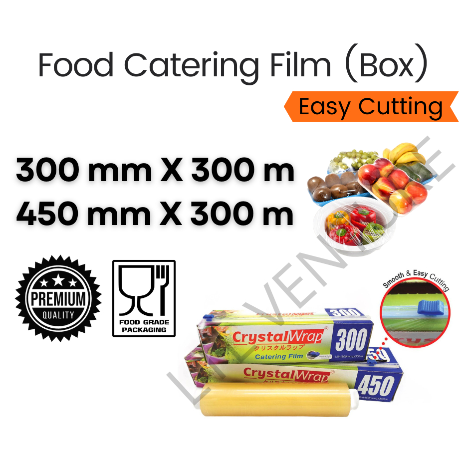 Catering Flim/Cling Film/Crystal Wrap /Food Wrap Film In Cutter box ...