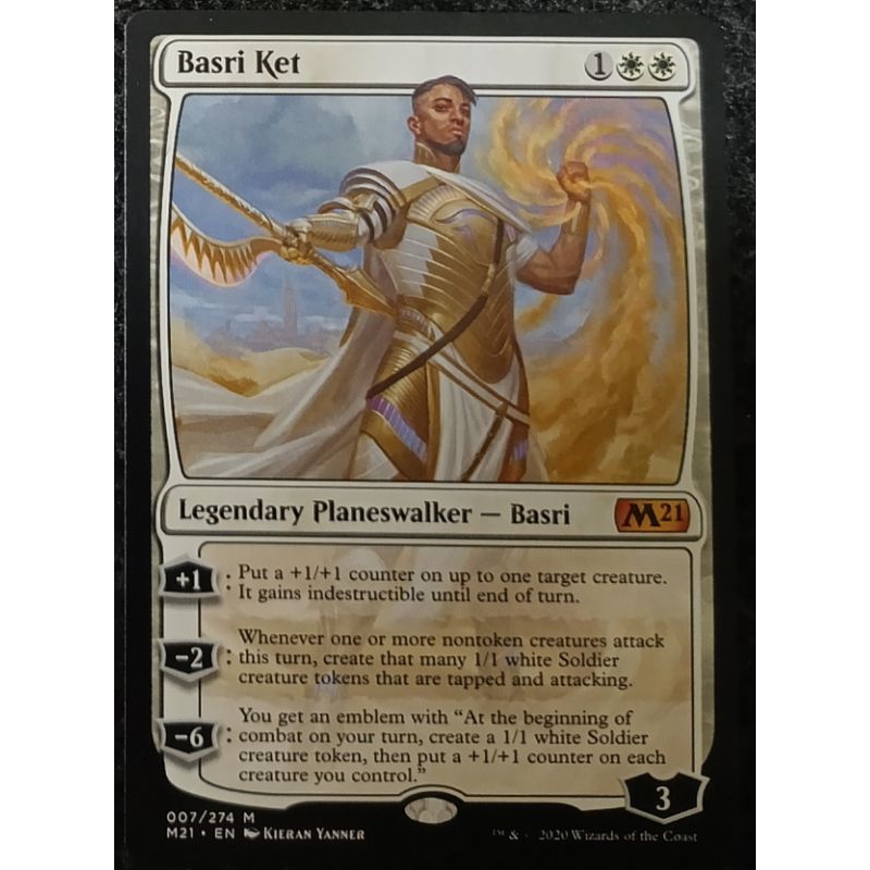 Magic The Gathering : Basri Ket Mythic Rare Core Set M21 Card. | Shopee ...
