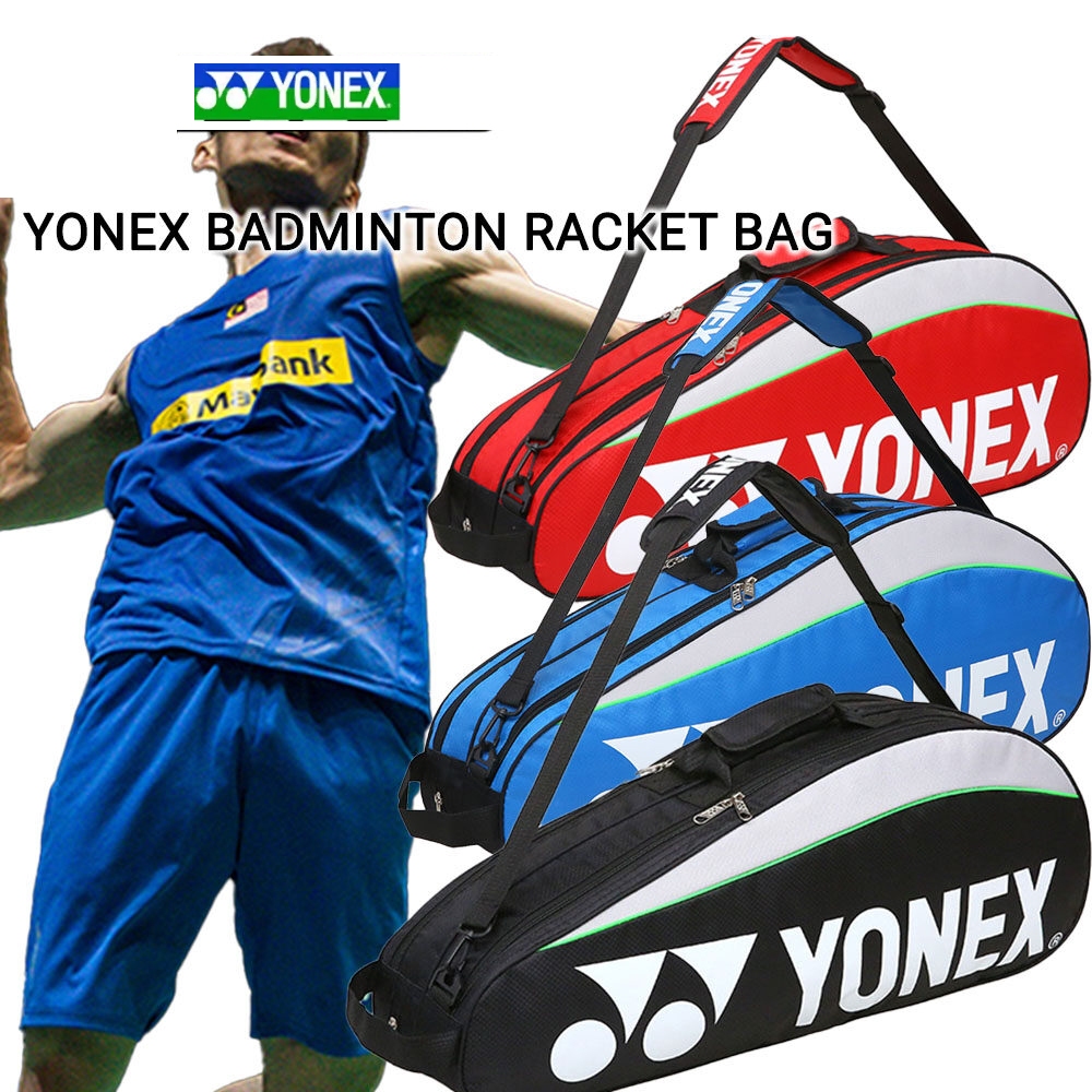 BAG RAKET/BADMINTON BAG 9332 2 ZIPWITH SHOES COMPARTMENT CAN FITFOR ...