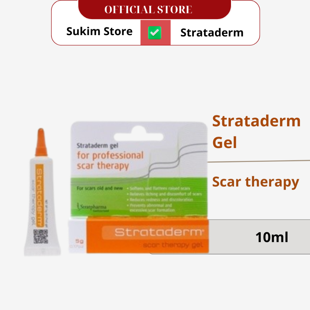 Strataderm Scar Removal Cream 10ml Reduces Dark Spots Swiss Silicon Gel ...