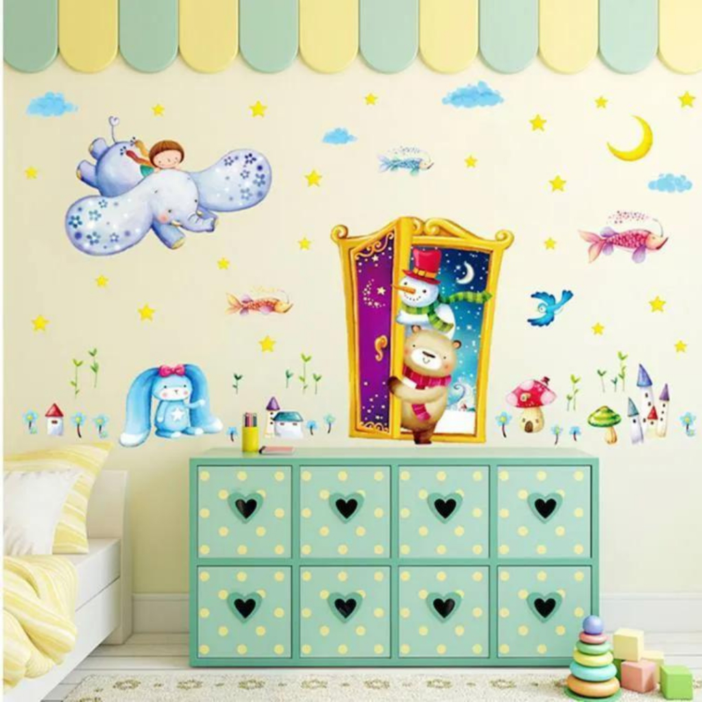 WS0336 WHIMSICAL WONDERLAND WALL STICKER | Shopee Malaysia