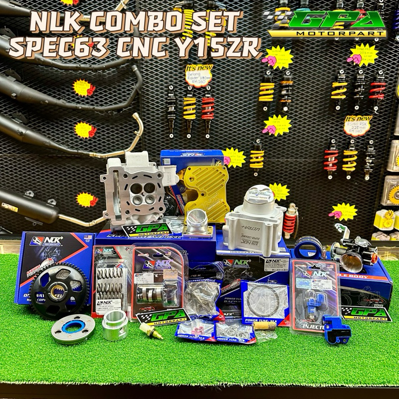 NLK PERFORMANCE SUPER COMBO SET Y15ZR SPEC63 SUPERHEAD CNC V6 CERAMIC ULTRA BLOCK 63MM | Shopee ...