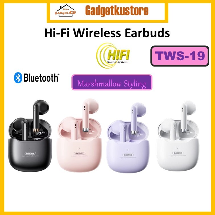[CLEARANCE] REMAX TWS-19 Wireless Earbuds V5.3 Bluetooth High Quality ...