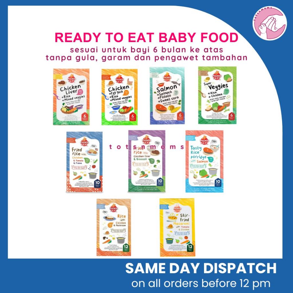 Picnic Baby Food in Pouch Ready to Eat Baby Food with Halal Certified ...