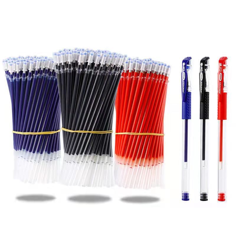 Gel Pen Ball Point Stationary School Student Office 0.5mm Black Red ...