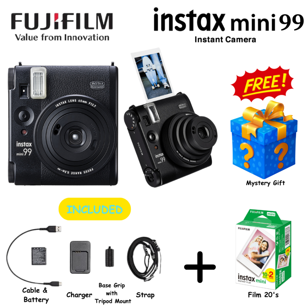 Fujifilm Instax Mini 99 Instant Camera / Analog Camera With Built-in ...